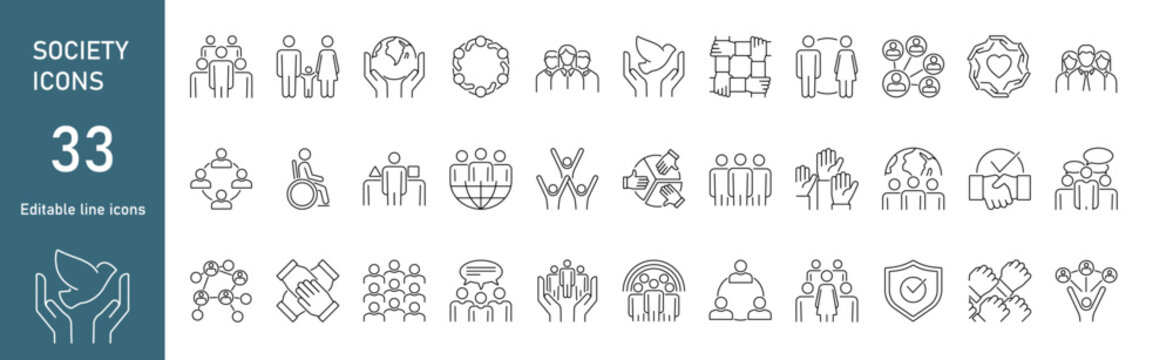 Community Vector Icons