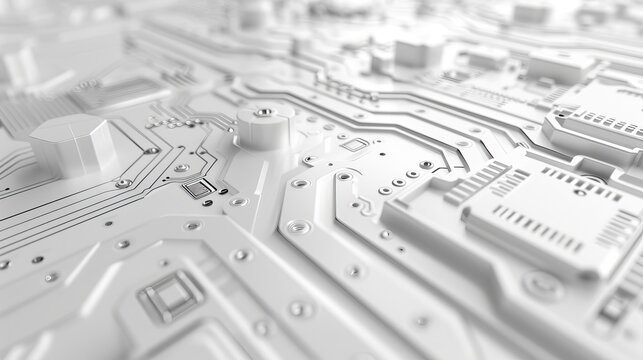 Electronic White Background