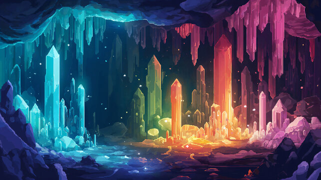 Rainbow Cave"」の写真素材 | 80件の無料イラスト画像 | Adobe Stock
