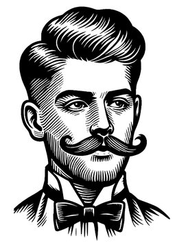 "Handlebar Mustache" Images – Browse 359 Stock Photos, Vectors, and ...