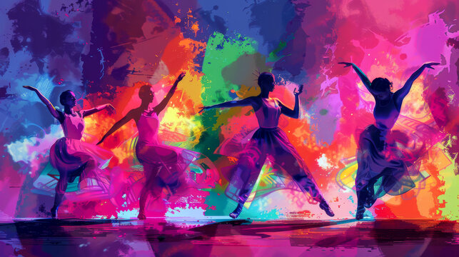 Performing Arts Background Performing Arts Drama, Dance Or Music