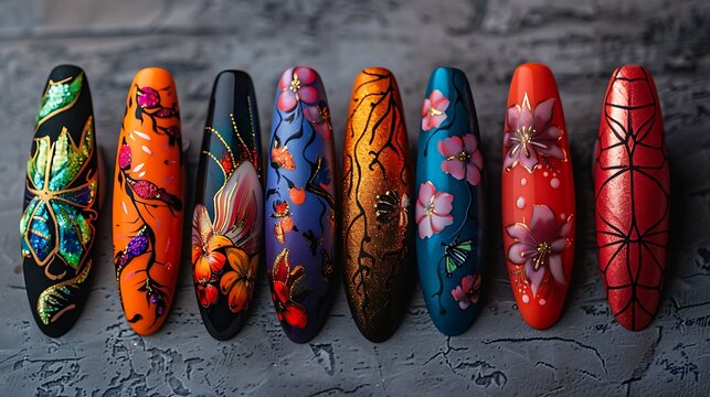 "Colorful Nails" Images – Browse 510 Stock Photos, Vectors, and Video ...