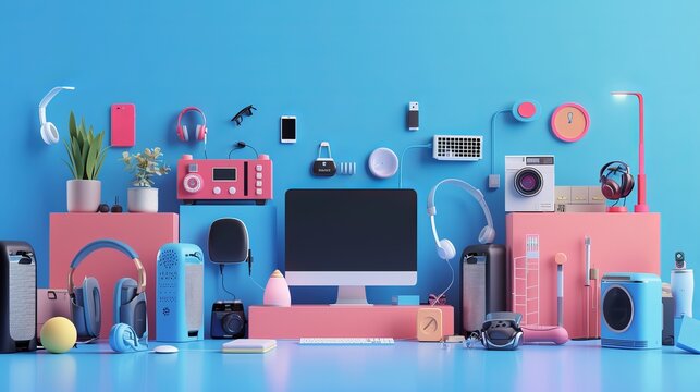 Gadgets Banner Images – Browse 284,898 Stock Photos, Vectors, and Video ...