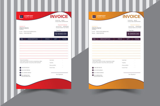 Imagens de "Invoice Template" – Explore Fotografias do Stock, Vetores e ...