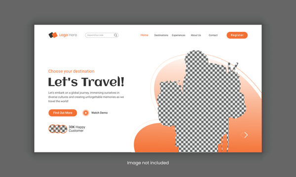 Travel Hero Section Page Billeder – Gennemse 29 stockfotos, vektorer og ...