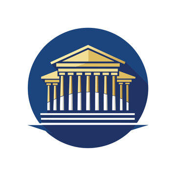 Greek Temple Logo Images – Browse 2,679 Stock Photos, Vectors, and ...