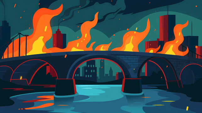 Burning Bridge Images – Browse 4,245 Stock Photos, Vectors, and Video ...