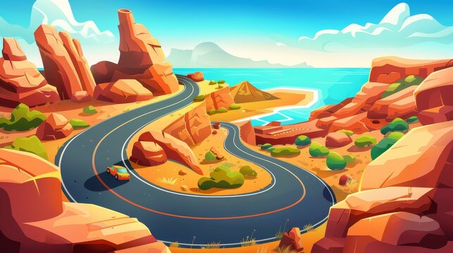 Cartoon Roadtrip Images – Browse 9,196 Stock Photos, Vectors, and Video ...