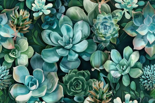 "Succulent Pattern" Images – Browse 462 Stock Photos, Vectors, and ...