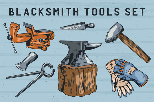 "Blacksmith Tools" Images – Browse 425 Stock Photos, Vectors, and Video ...