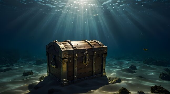 Real Underwater Treasure Chests