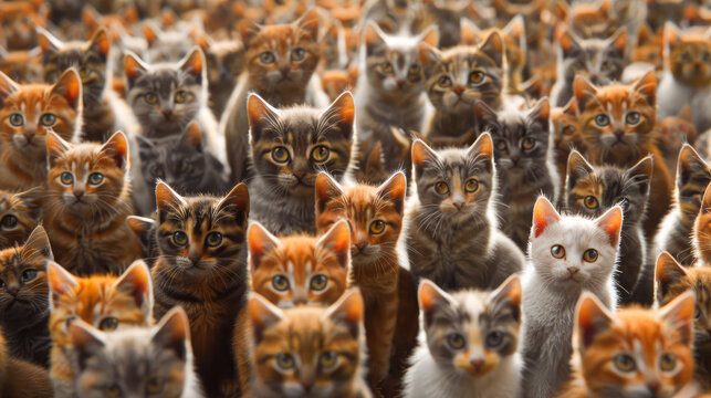 Lots Of Kittens Wallpaper