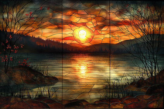 Stained Glass Sunset Images – Browse 4,271 Stock Photos, Vectors, and ...