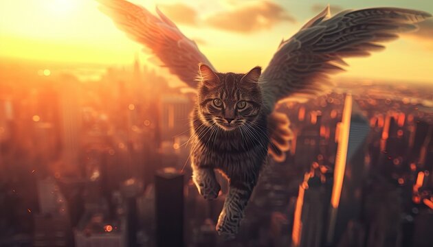 "Winged Cat" Images – Browse 421 Stock Photos, Vectors, and Video ...