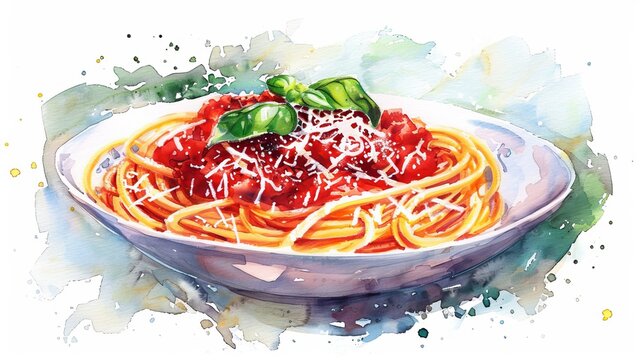 Spaghetti Watercolor Images – Browse 2,955 Stock Photos, Vectors, and ...
