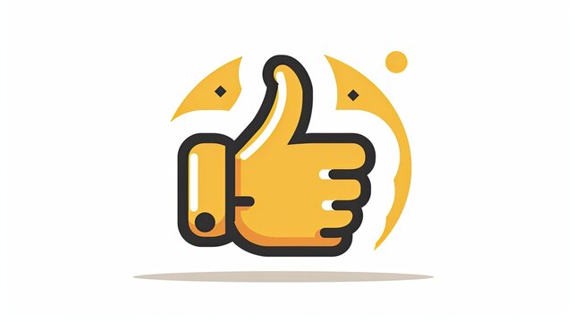 Yellow Thumbs Up Icon Images – Browse 8,309 Stock Photos, Vectors, and ...