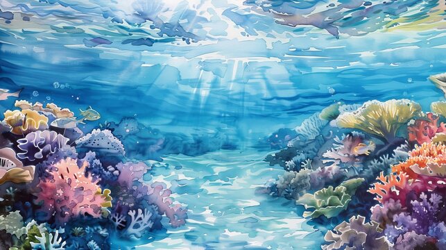 Coral Reef Watercolor Images – Browse 48,740 Stock Photos, Vectors, and ...