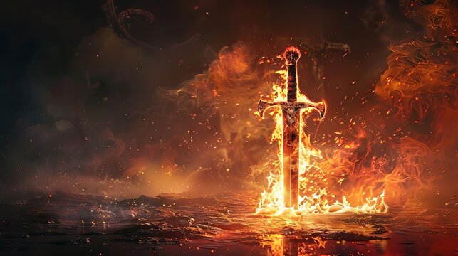 "Flaming Sword" Images – Browse 627 Stock Photos, Vectors, and Video ...
