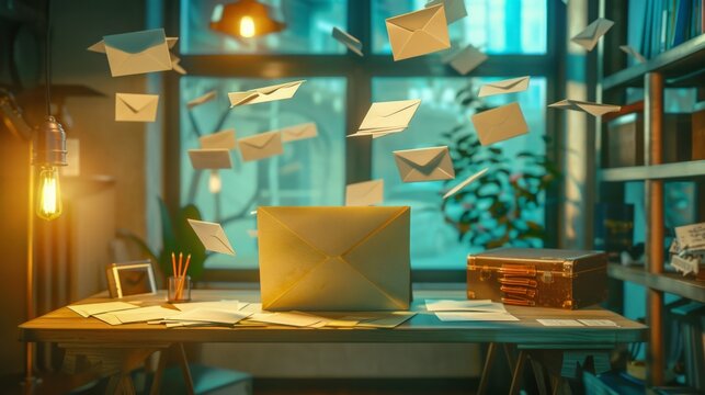 Inbox Desk-Bilder: Stock-Fotos & -Videos. | Adobe Stock