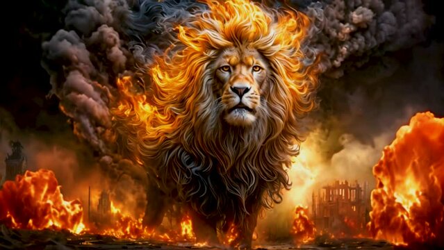 Lion On Fire Images – Browse 34,155 Stock Photos, Vectors, and Video ...