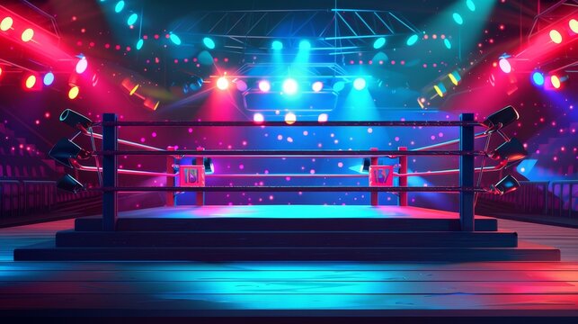 Wrestling Ring Background Images – Browse 19,435 Stock Photos, Vectors ...