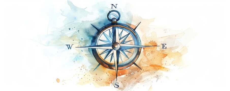 Watercolor Compass Images – Browse 10,488 Stock Photos, Vectors, and ...