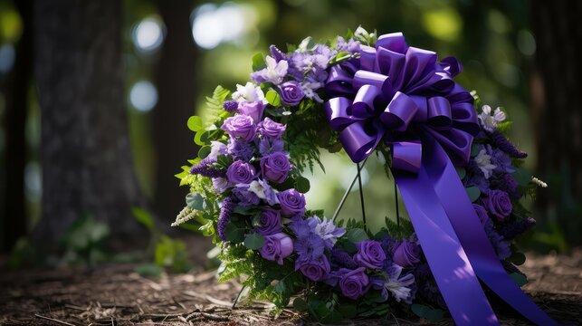 Purple Funeral Flowers Images – Browse 5,244 Stock Photos, Vectors, and ...