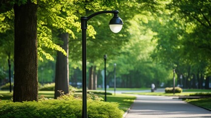 sustainable green street light