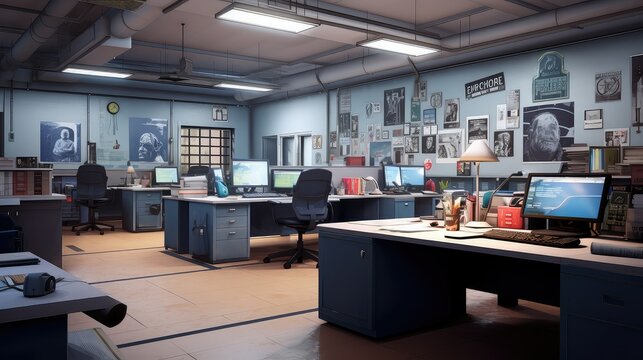 Police Station Interior Images – Browse 2,550 Stock Photos, Vectors ...