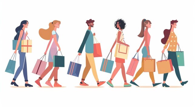 Shopping Cartoon Images – Browse 724,310 Stock Photos, Vectors, and ...