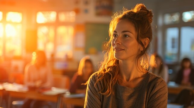 Teacher In Classroom Images Browse 800 Stock Photos Vectors And