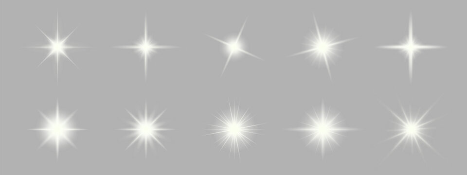 White Stars Png Transparent