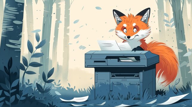 Copy Machine Cartoon Images – Browse 10,197 Stock Photos, Vectors, and ...