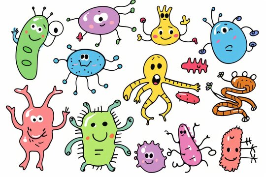 Friendly Bacteria Cartoon Images – Browse 1,988 Stock Photos, Vectors ...