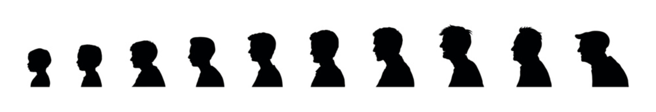 Gesicht Silhouette-Bilder: Stock-Fotos & -Videos. | Adobe Stock