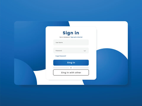 Sign In Ui Images – Browse 1,412,358 Stock Photos, Vectors, and Video ...