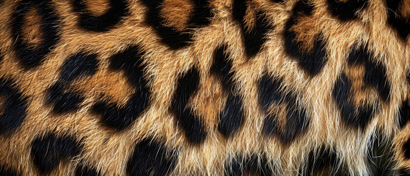 Cheetah Print Background Fur