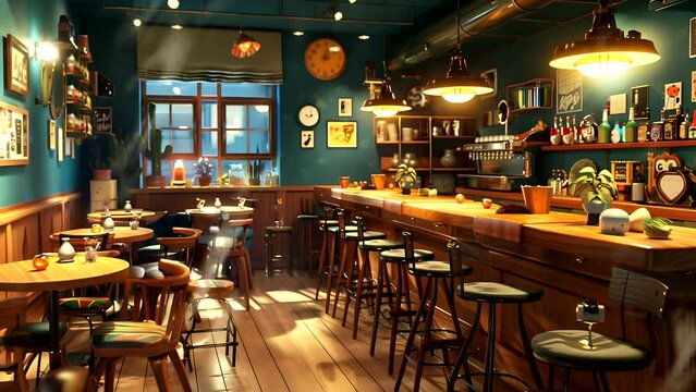 Cartoon Cafe Images – Browse 356,453 Stock Photos, Vectors, and Video ...