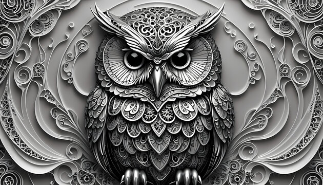 "Silver Owl" Images – Browse 93 Stock Photos, Vectors, and Video ...