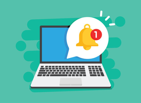 Notification On Laptop Images – Browse 37,078 Stock Photos, Vectors ...
