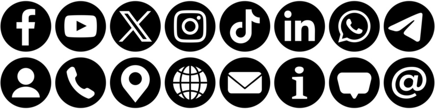 Social Icon Png Social Media Icons Png Images – Browse 308,016 Stock