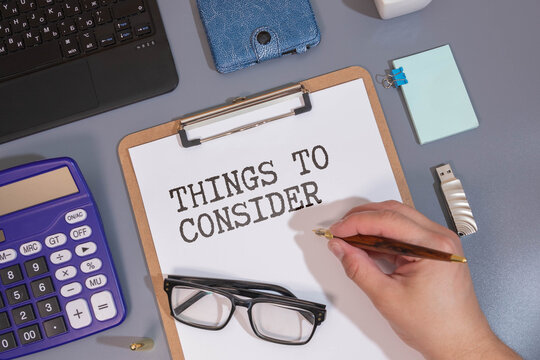 "Things To Consider" Images – Browse 652 Stock Photos, Vectors, and ...