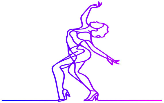 Ballerina Pose Line Drawing Images – Browse 3,701 Stock Photos, Vectors ...