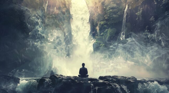 Meditation Waterfall Images – Browse 48,396 Stock Photos, Vectors, and ...