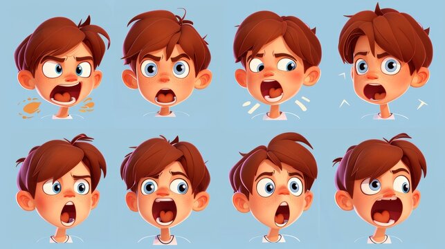 Facial Expression Cartoon Images – Browse 349,360 Stock Photos, Vectors ...