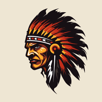 Indian Chief Head Images – Browse 10,658 Stock Photos, Vectors, and ...