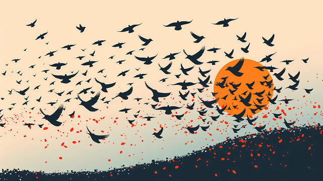 Murmuration Of Birds Images – Browse 385,553 Stock Photos, Vectors, and ...