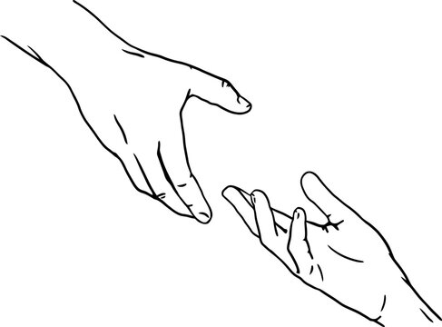 「Helping Hand Outline」の写真素材 | 85,779件の無料イラスト画像 | Adobe Stock