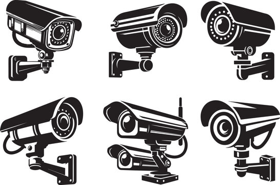 Cctv Sign Vector
