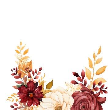 Maroon Flower Border Images – Browse 2,893 Stock Photos, Vectors, and ...